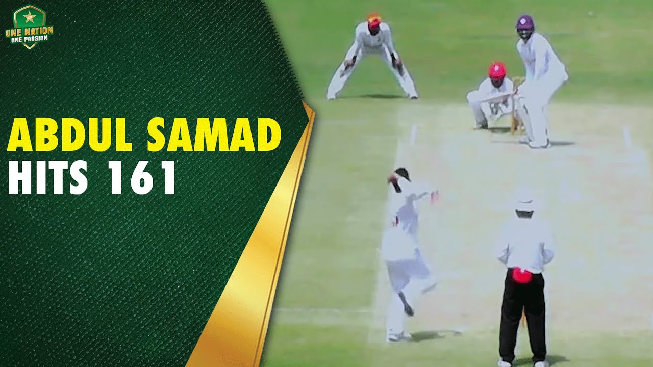 Abdul Samad hits 161 | Faisalabad vs Lahore Blues | Hanif Mohammad ...