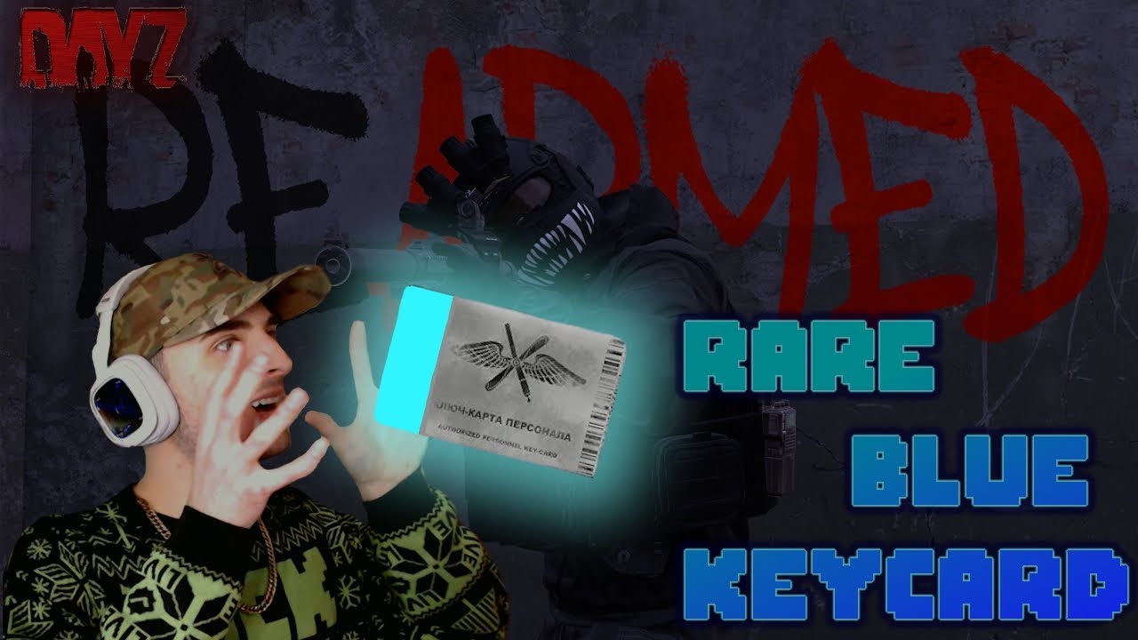 DAYZ REARMED - RARE BLUE KEYCARD LOCATION - YouTube