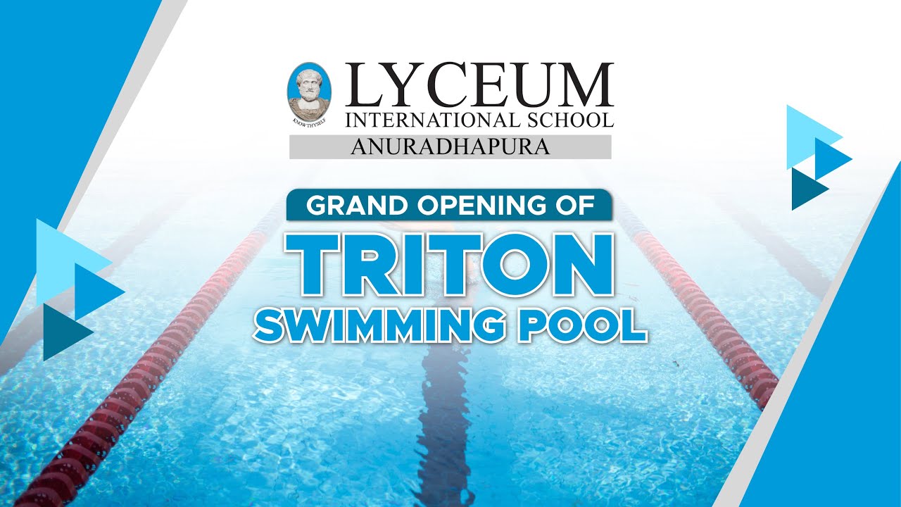 The grand opening of the Triton Swimming Pool at Lyceum - Anuradhapura ...