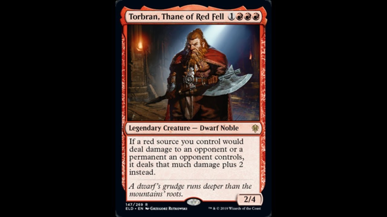 Deck #483 Torbran, Thane of Red Fell - YouTube