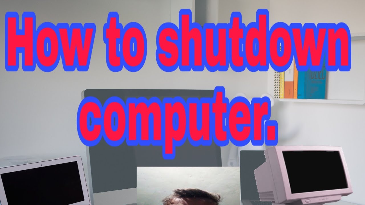 How to shutdown in computer.. computer ko close kaise kare - YouTube