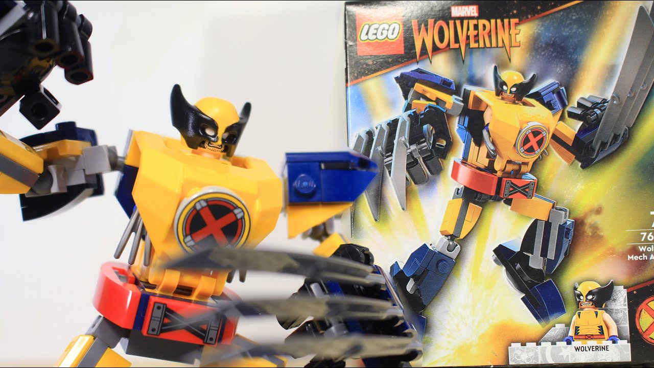 LEGO Wolverine Mech Armour Review! 76202 - YouTube