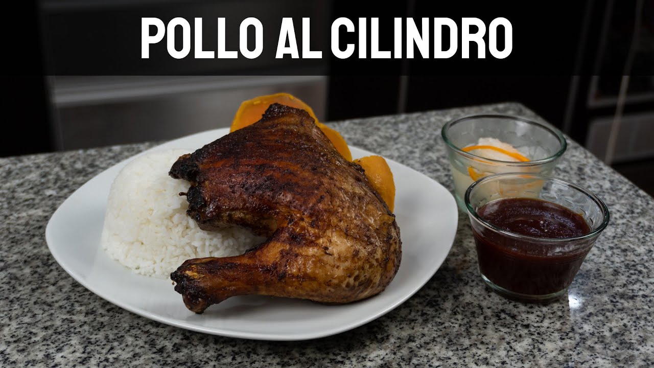 POLLO AL CILINDRO (Estilo Clásico Oriental) || Con Nabo Encurtido y ...