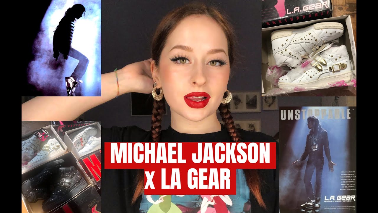 My MICHAEL JACKSON x LA GEAR shoe collection! - YouTube