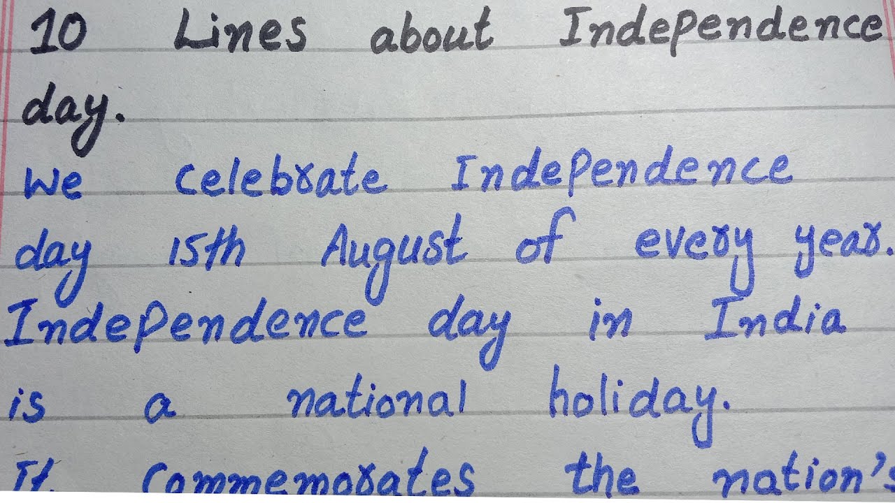 10 lines about independence day | 10 lines about independence day in ...