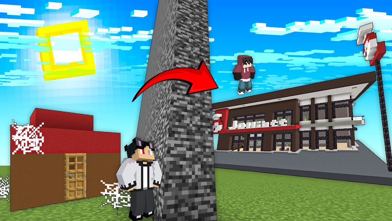 I Cheated with //JOLLIBEE in Minecraft BUILD CHALLENGE - YouTube