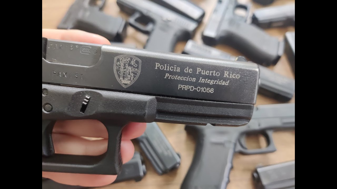 Puerto Rican Police Glocks WOW - YouTube