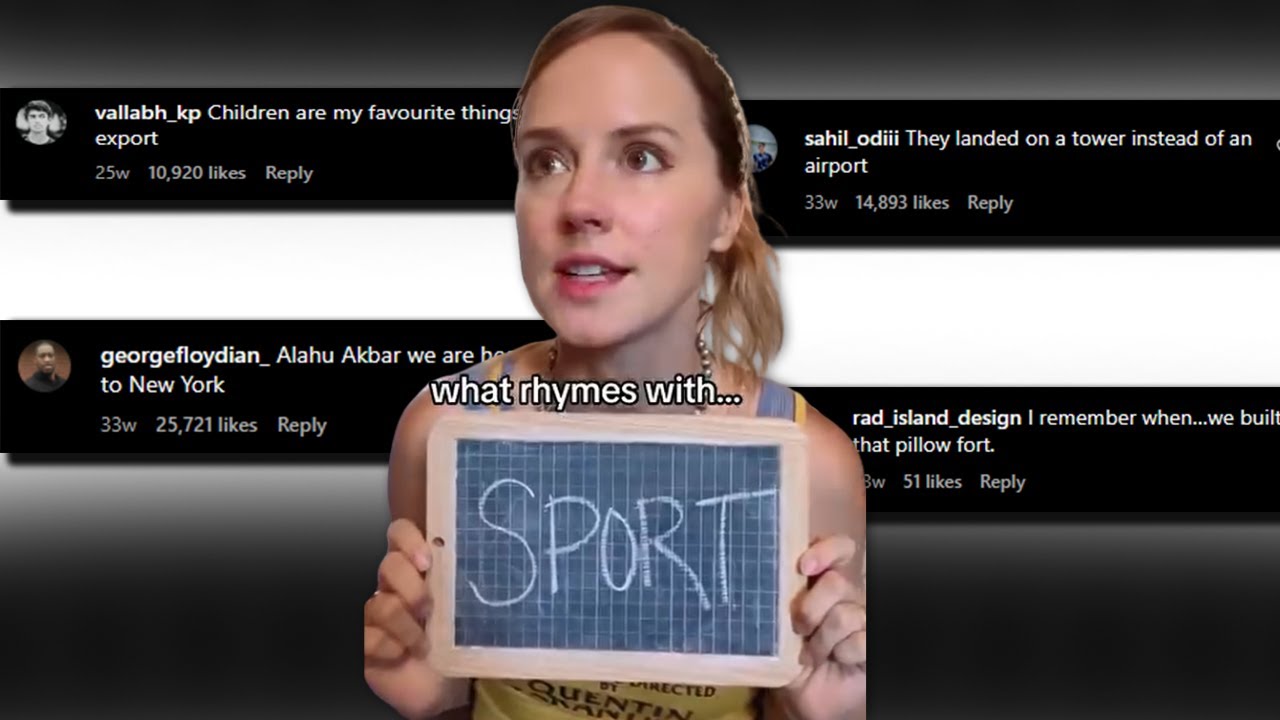 What rhymes with SPORT? - Ani Brava's Wild Comment Section - YouTube
