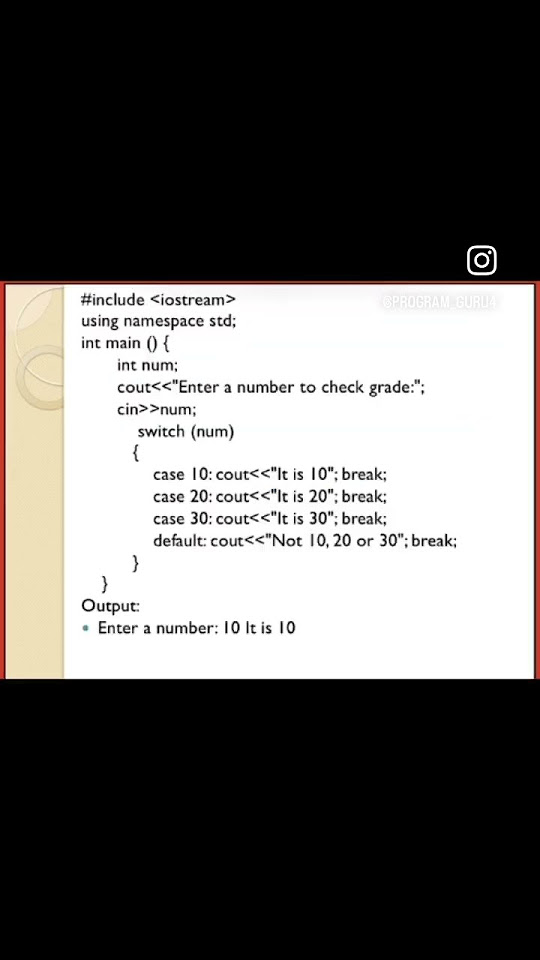 What Is Switch Case In C Coding Programmer Cprograming Program Cprogramming Progaming