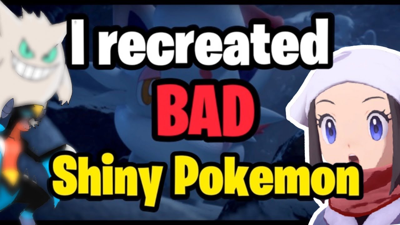 I recreated BAD SHINY Pokemon from Pokemon Legends Arceus! - YouTube