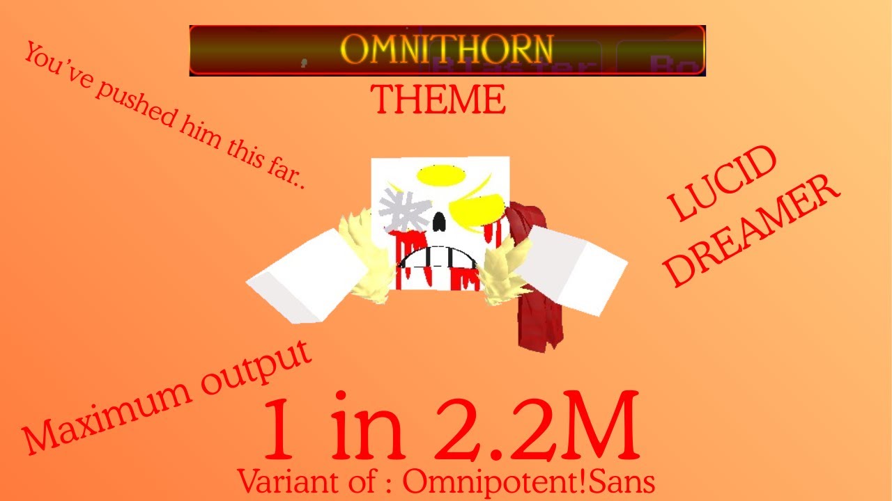 Omnithorn Sans theme | Typical rng - YouTube