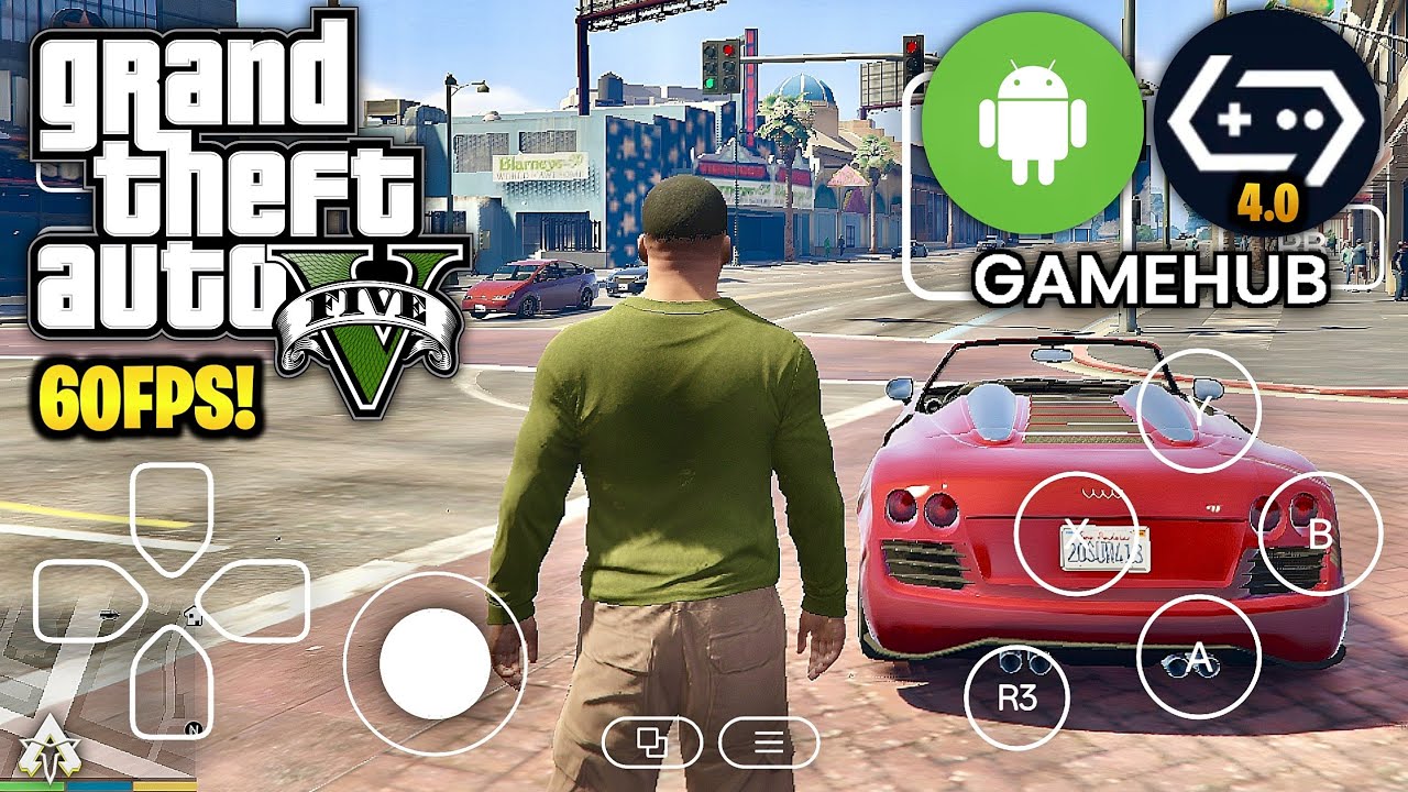 GTA 5 Android Gameplay Test - GameHub 4.0 (Windows Emulator) 🔥 - YouTube