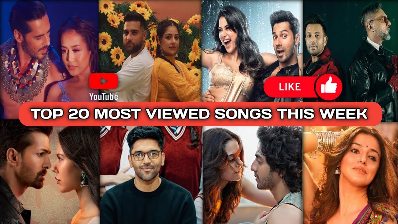Top 20 Most Viewed Songs On YouTube This Week|Past 7 Days Most Viewed ...
