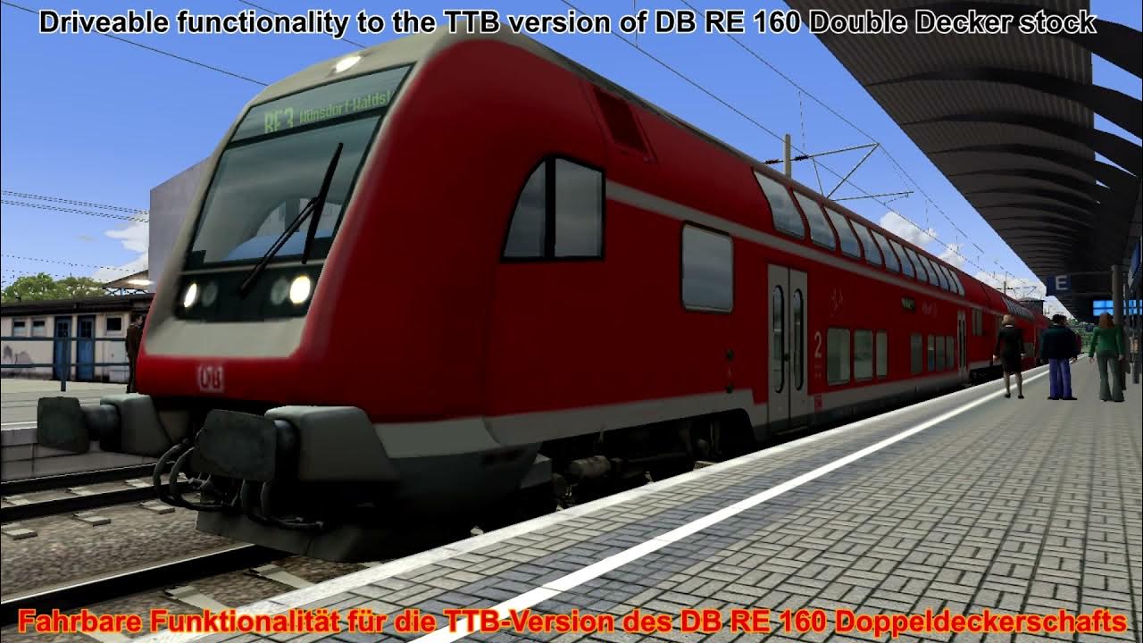 Train Simulator 2022 - TrainTeamBerlin DB RE160 driveable Patch - Trailer - YouTube