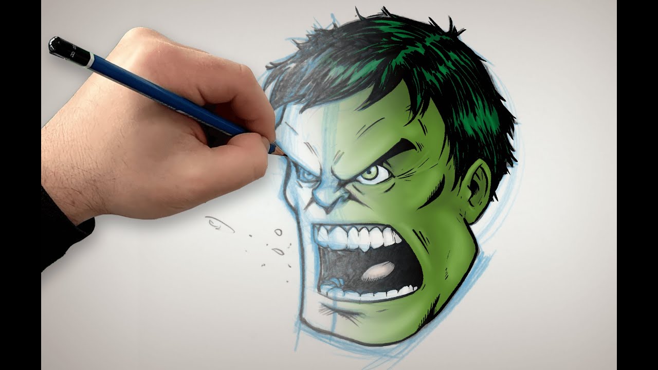 You Can Draw Hulk! | Marvel Draw! - YouTube