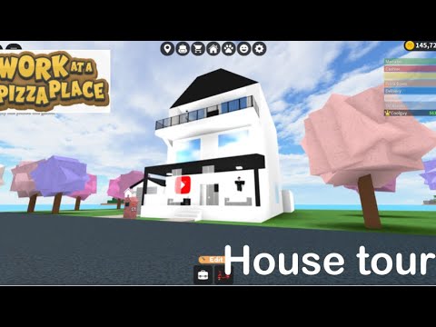 Work at a pizza place house tour - YouTube