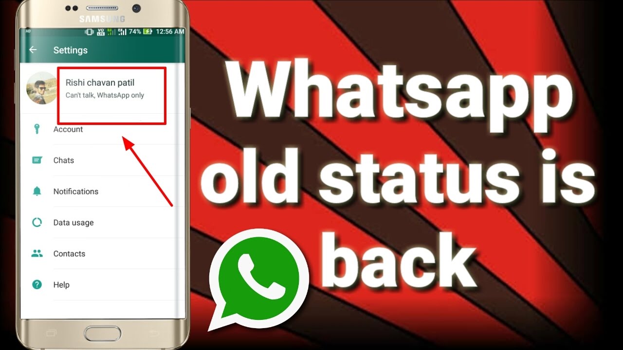WhatsApp old status is back...!!! - YouTube