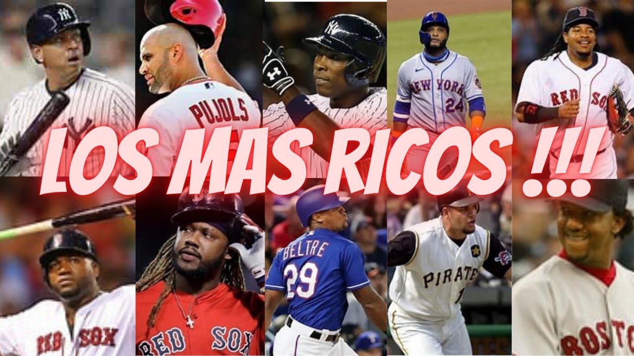 LOS DIEZ DOMINICANOS MAS RICOS EN LAS GRANDE LIGAS. - YouTube