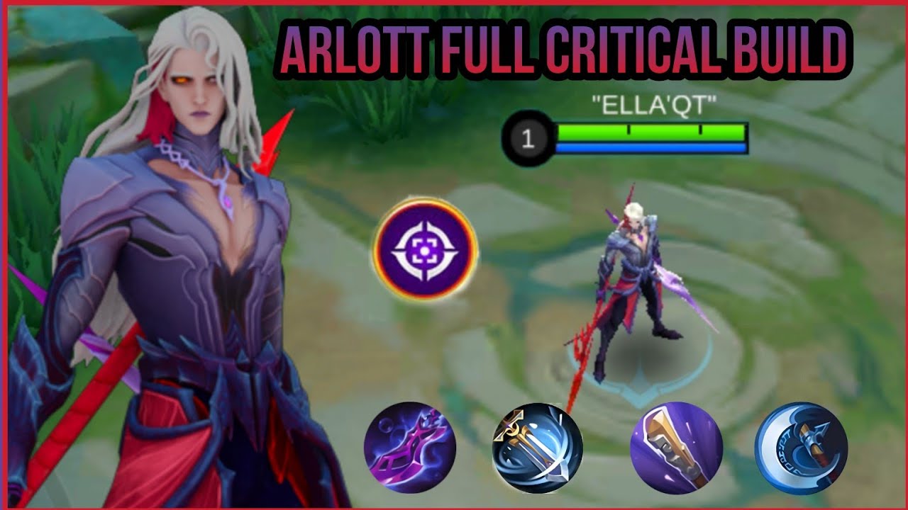 Full Critical Build Arlott | 500% Critical Damage | Insane Burst Damage - YouTube