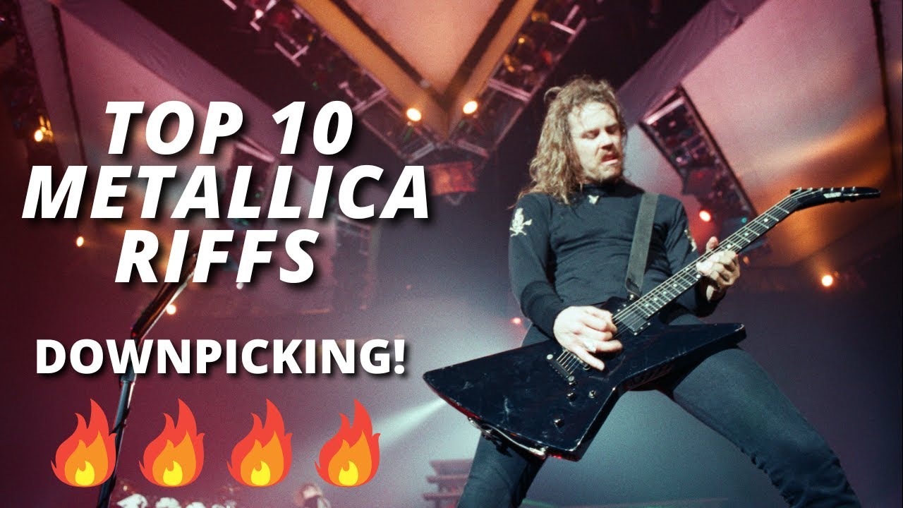 🚨TOP 10 METALLICA RIFFS 🚨 Steve Riff #downpicking - YouTube