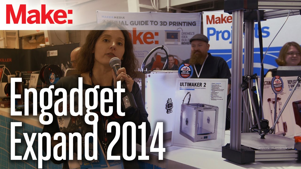 Make Magazine at Engadget Expand 2014 - YouTube