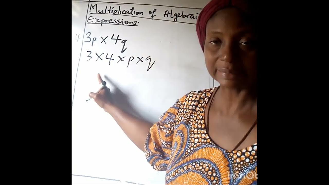 Multiplication and Division of Algebraic Terms - YouTube