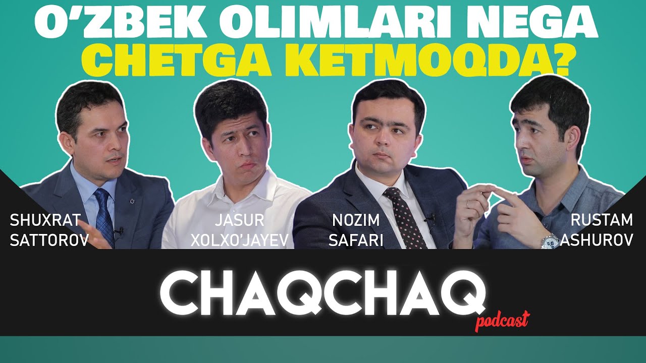 CHAQCHAQ #12 Yosh o'zbek olimlari - YouTube