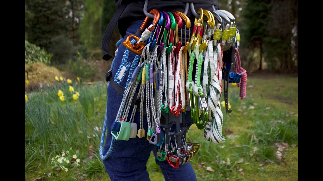 Whats on my RCI Trad Climbing Rack (Training) - YouTube
