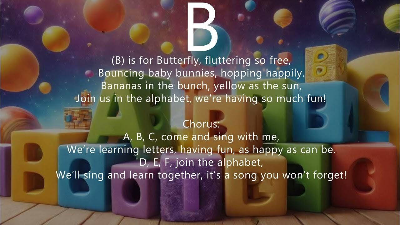 The Alphabet - Kids Songs - Letter b(B) - YouTube