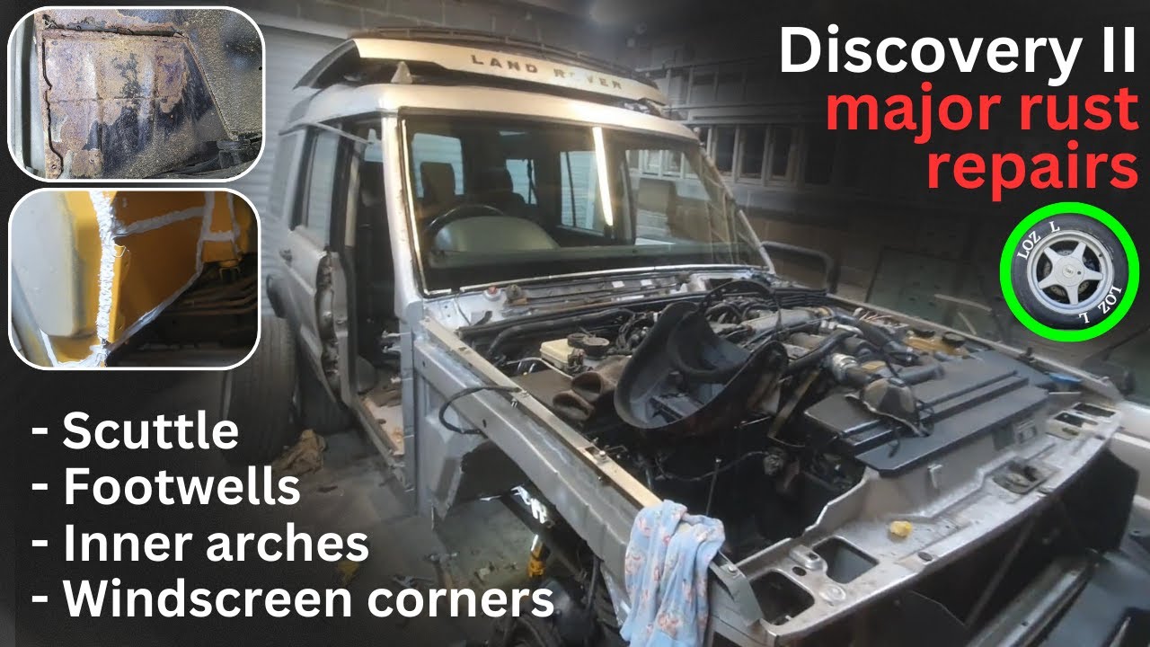 Land Rover Discovery II D2 Rust Repairs welding footwells inner arches ...