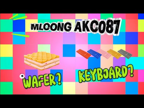 A keyboard like a wafer biscuit?/Keyboard unboxing/ASMR - YouTube