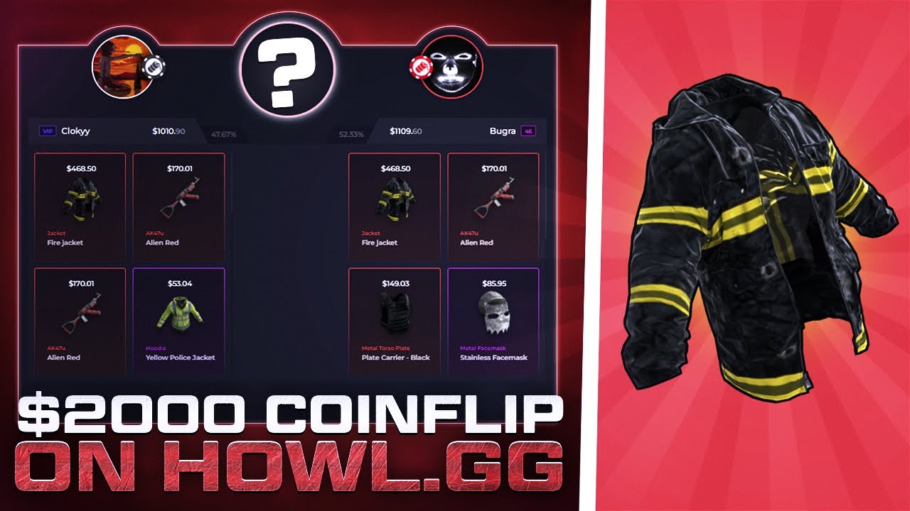 $2000 CoinFlip on HOWL.GG he joined with BIG GRIN - YouTube