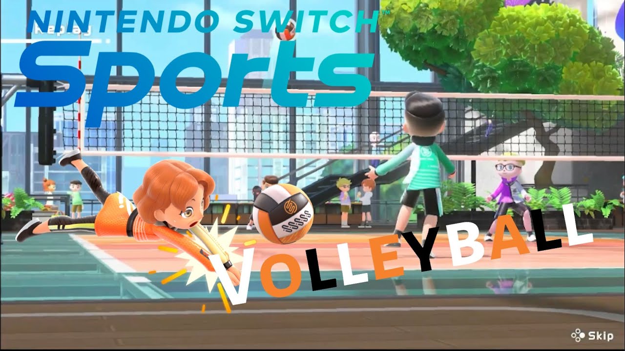 Nintendo Switch Sports | Volleyball (w/ PIE Bros) - YouTube