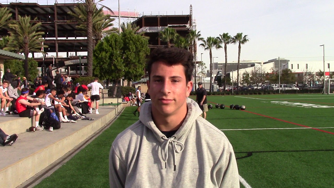 2020 Upland QB Evan Rowe January 2019 Interview - YouTube