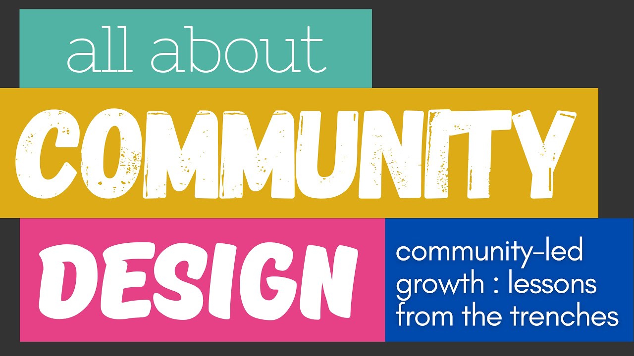 Fundamentals of Community Design and Community Led Growth Lessons from ...