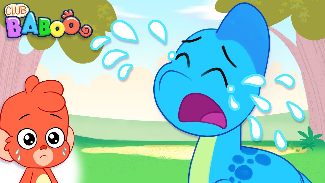 Club Baboo | Why is the baby Brachiosaurus crying? | He lost his mommy ...