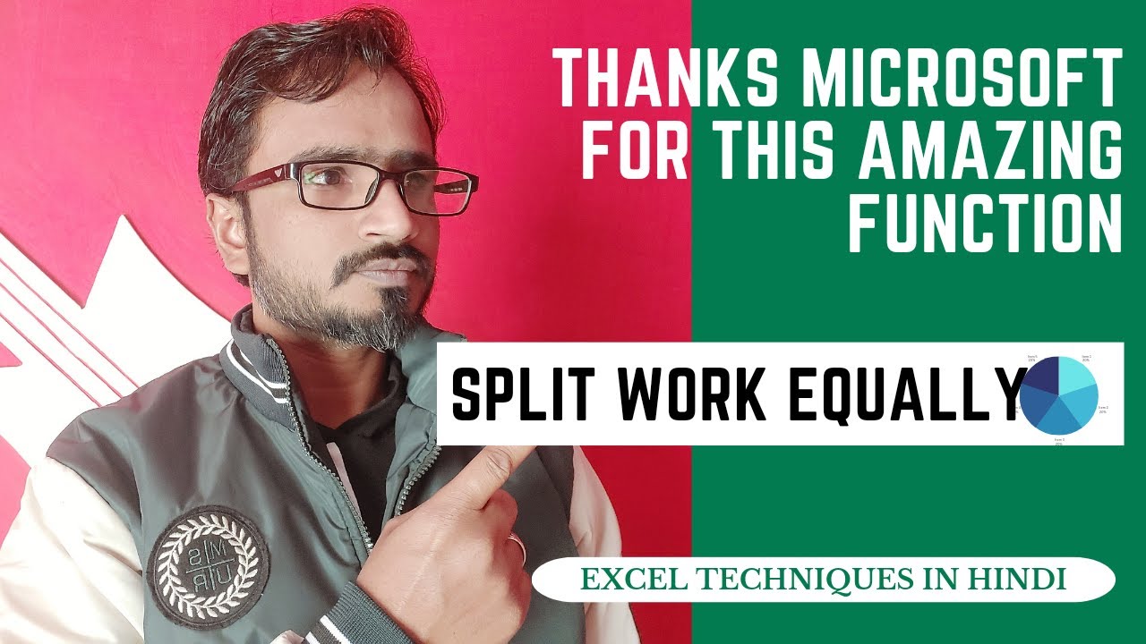 How To Distribute Your Work Equally In Excel Using A Function In Hindi how-to-distribute-your-work-equally-in-excel-using-a-function-in-hindi