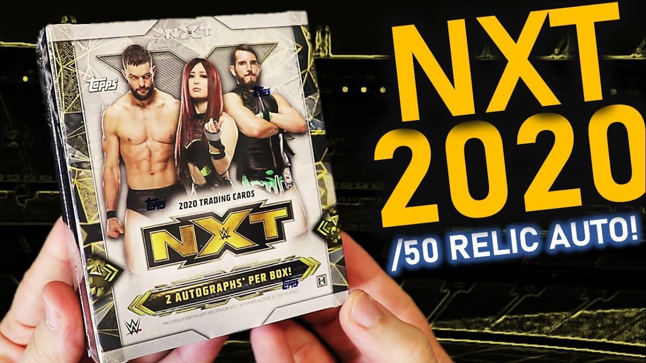 Topps WWE NXT 2020 Wrestling Cards Hobby Box Opening /50 Relic Auto ...