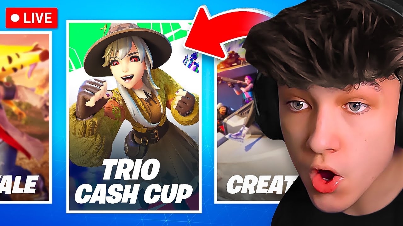 TRIO CASH CUP TOURNAMENT! (Fortnite Chapter 2) - YouTube