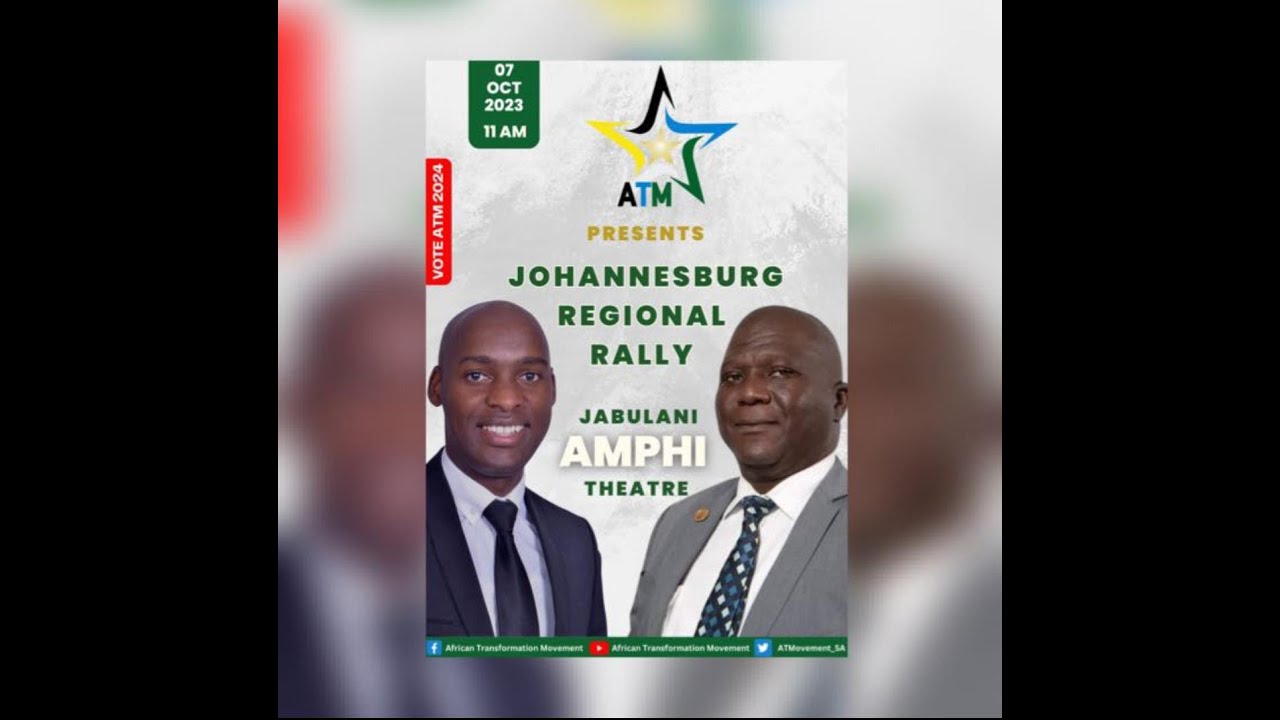 ATM Johannesburg Rally 2023 - ATM President Servant Vuyolwethu Zungula ...