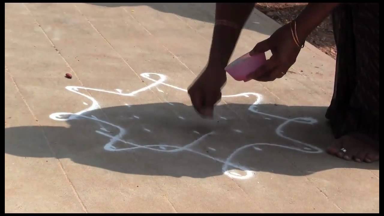 Powder Drawings on the Floor - YouTube