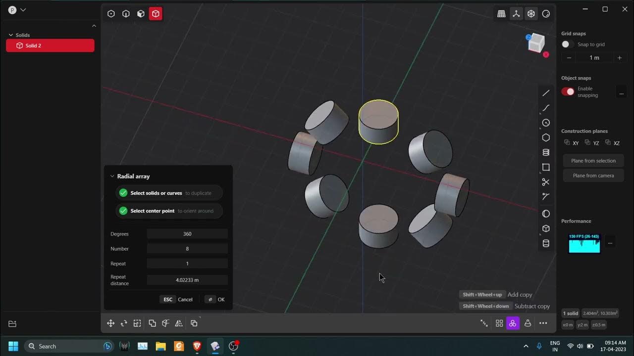 Circular Array in Plasticity - YouTube