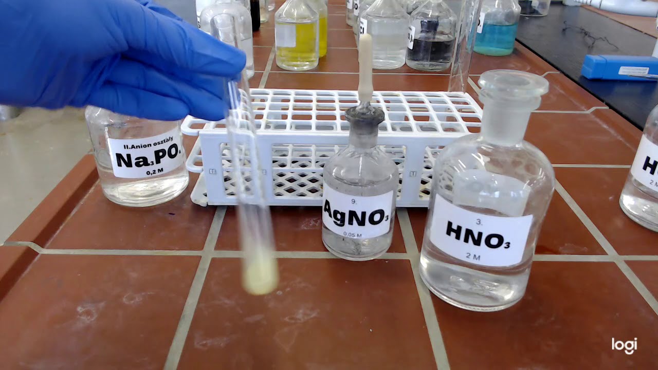 Formation and dissolution of silver phosphate - YouTube