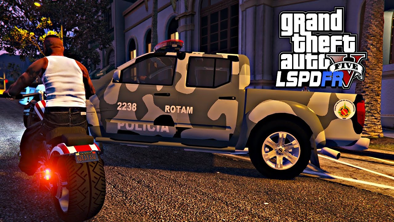 GTA V Rotina Policial: Rotam acaba com racha de rua Ep.144 - YouTube