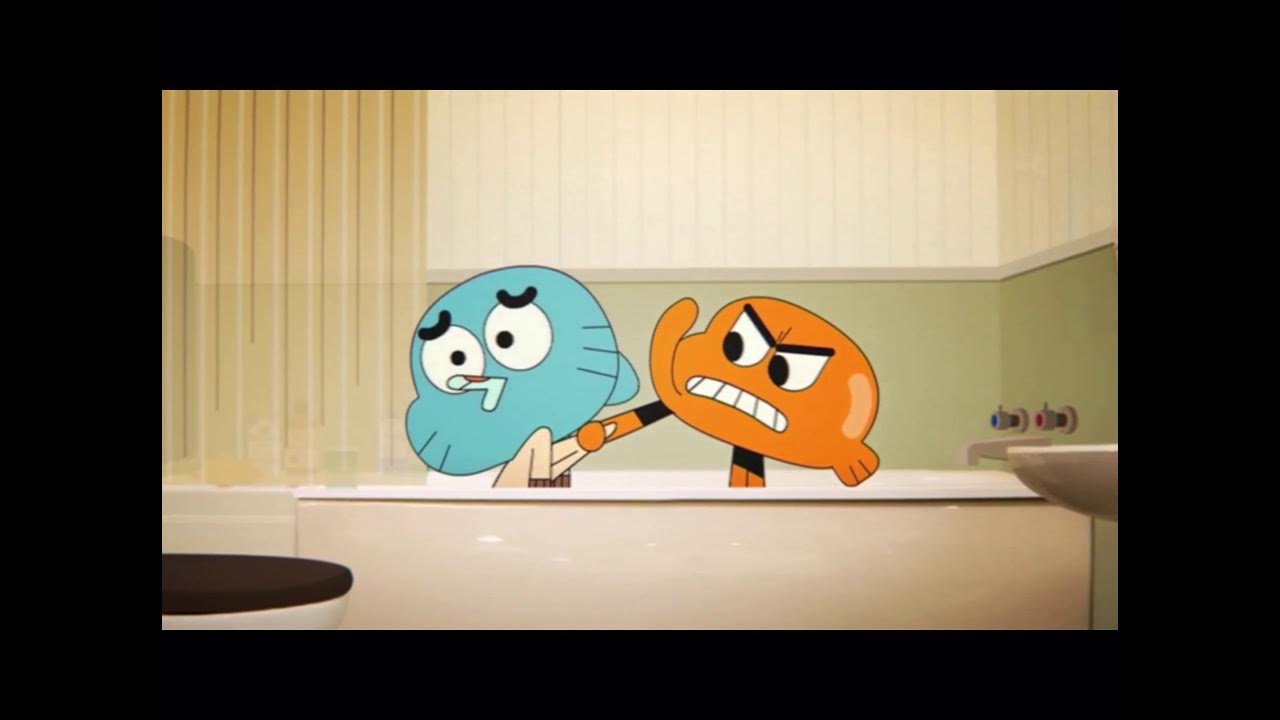 Gumball and Darwin crying - YouTube