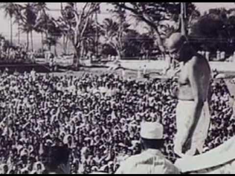 Mahatma Gandhi - Pilgrim of Peace documentary Part1 - YouTube