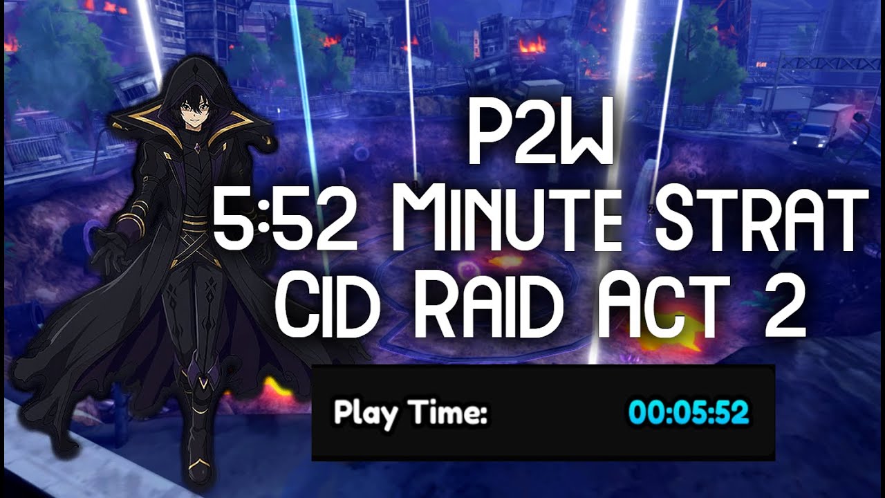 5:52 Minutes Cid Raid Act 2 Speedrun - YouTube