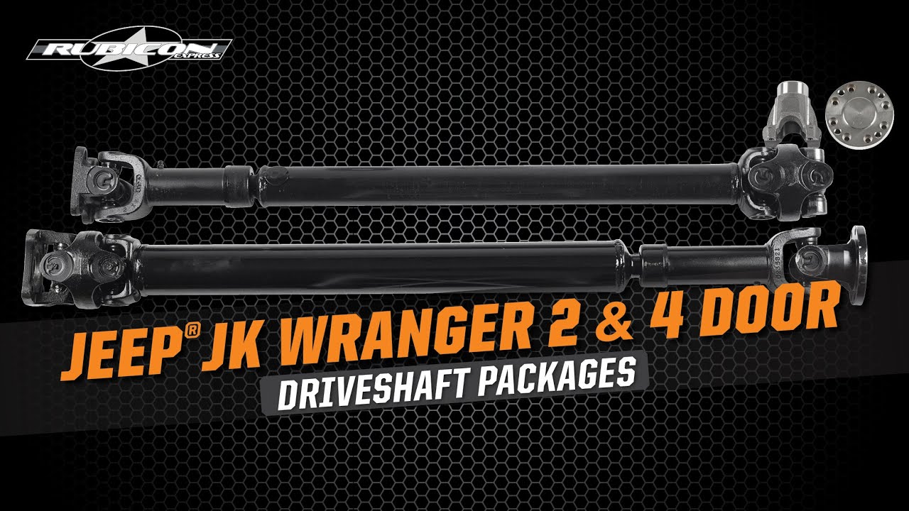 Rubicon Express Jeep® JK DRIVESHAFT PACKAGES - YouTube