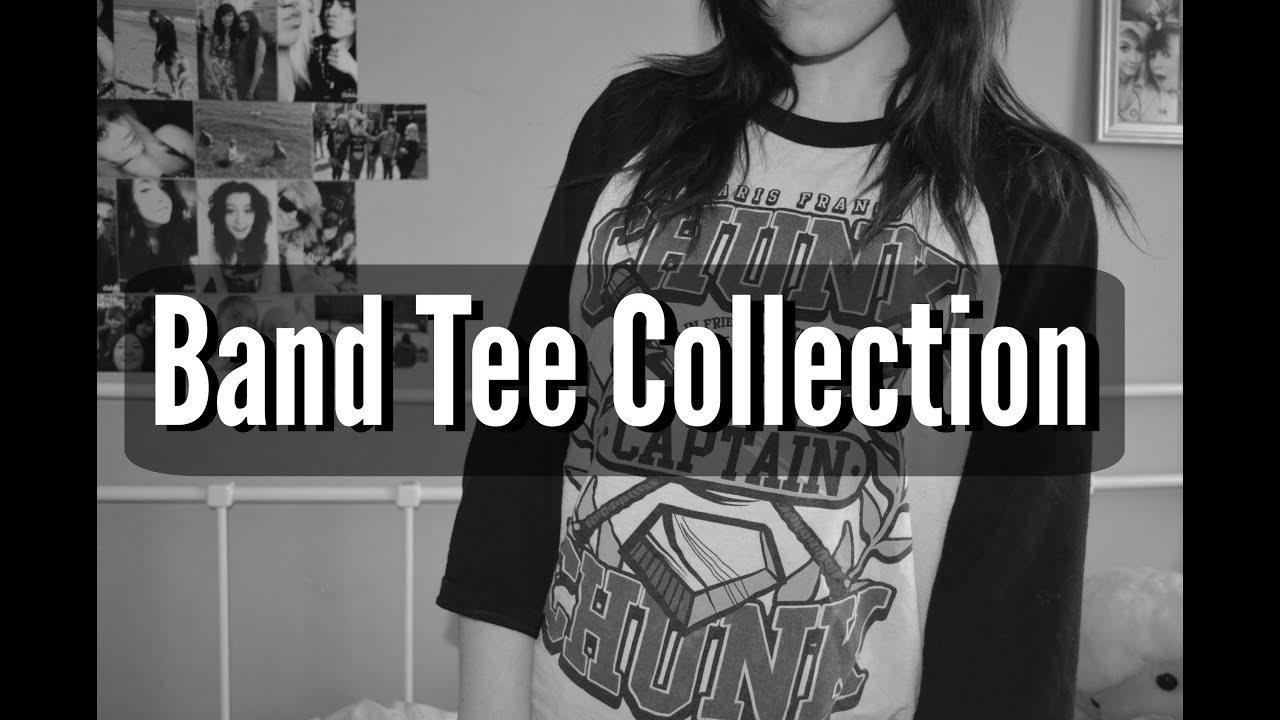 My Band T-Shirt Collection | Cerys Taylor - YouTube