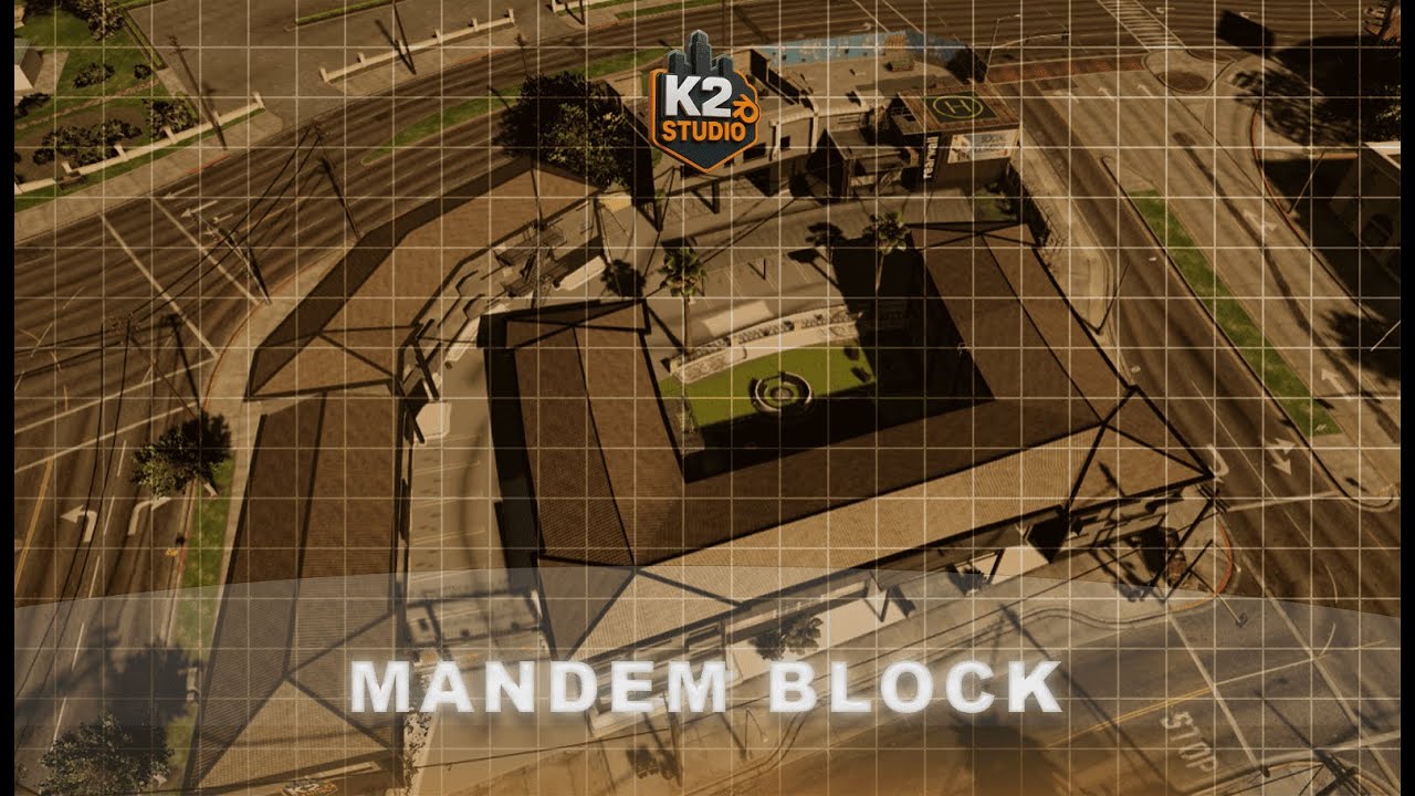 Mandem Block #fivem #gta #rp #roleplay #mlo - YouTube